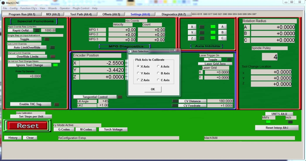 Mach3 setup tutorial - first movements - PoBlog™