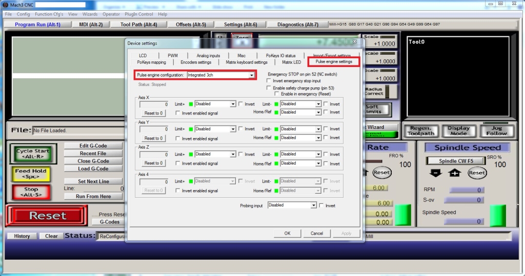 Mach3 setup tutorial - first movements - PoBlog™