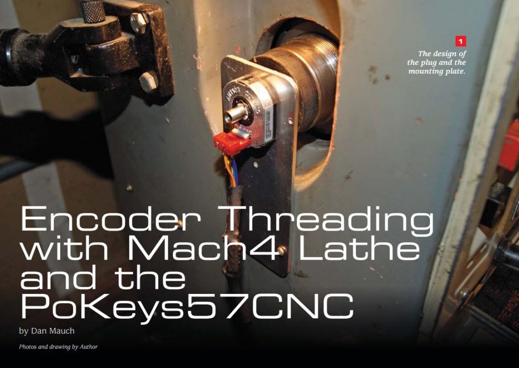 Encoder Threading With Mach4 Lathe And The Usb Cnc Controller Pokeys57cnc Poblog™