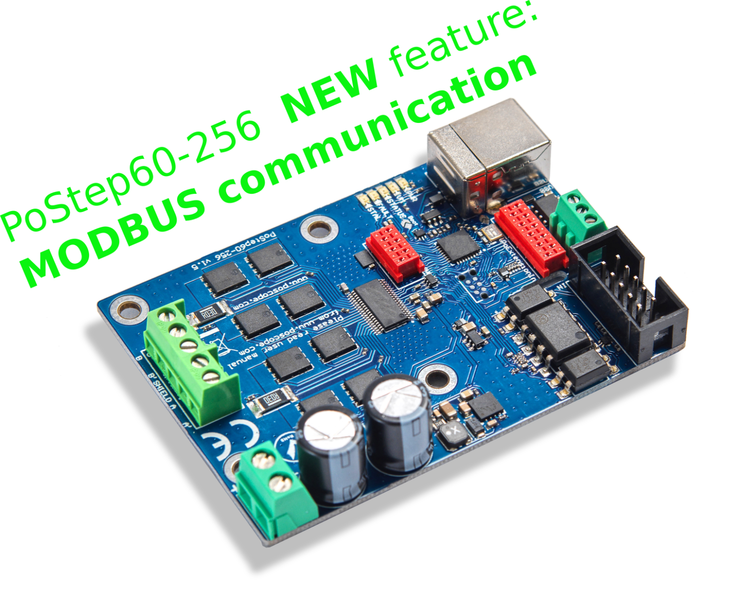 MODBUS stepper driver PoStep60-256 now with MODBUS communication - PoBlog™