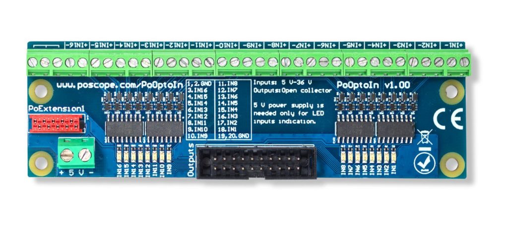 Digital optical isolator | PoOptoIn 16 channel isolation device - PoBlog™