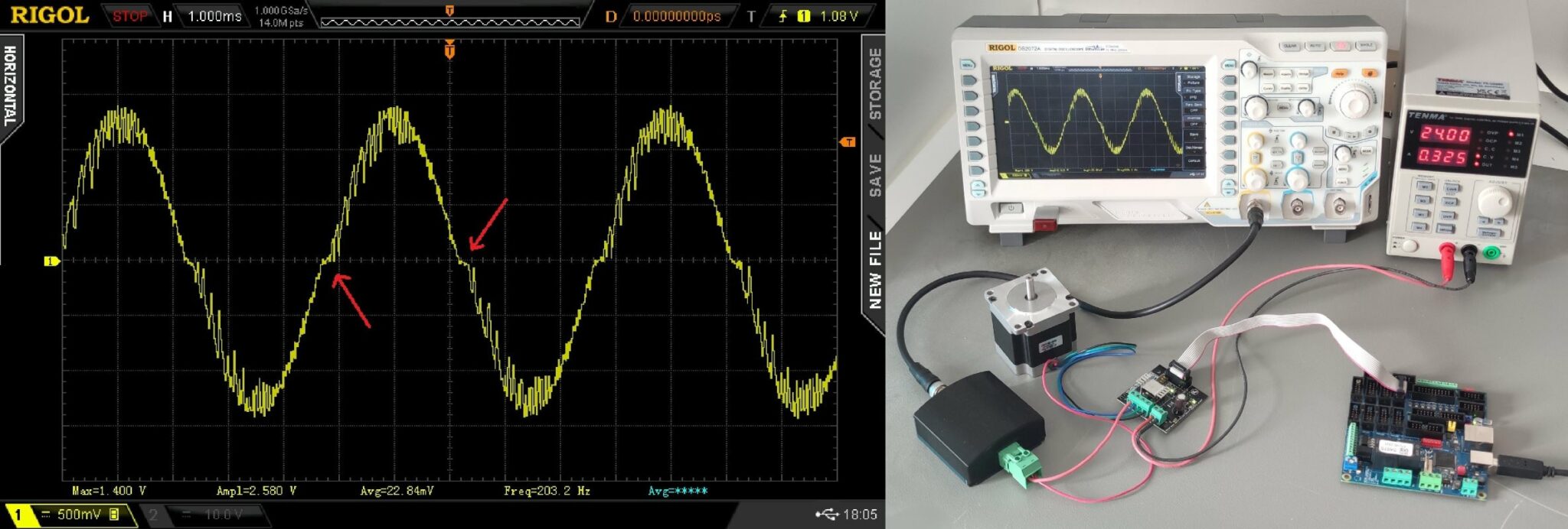 Stepper motor current in OLD vs. NEW drivers - PoBlog™