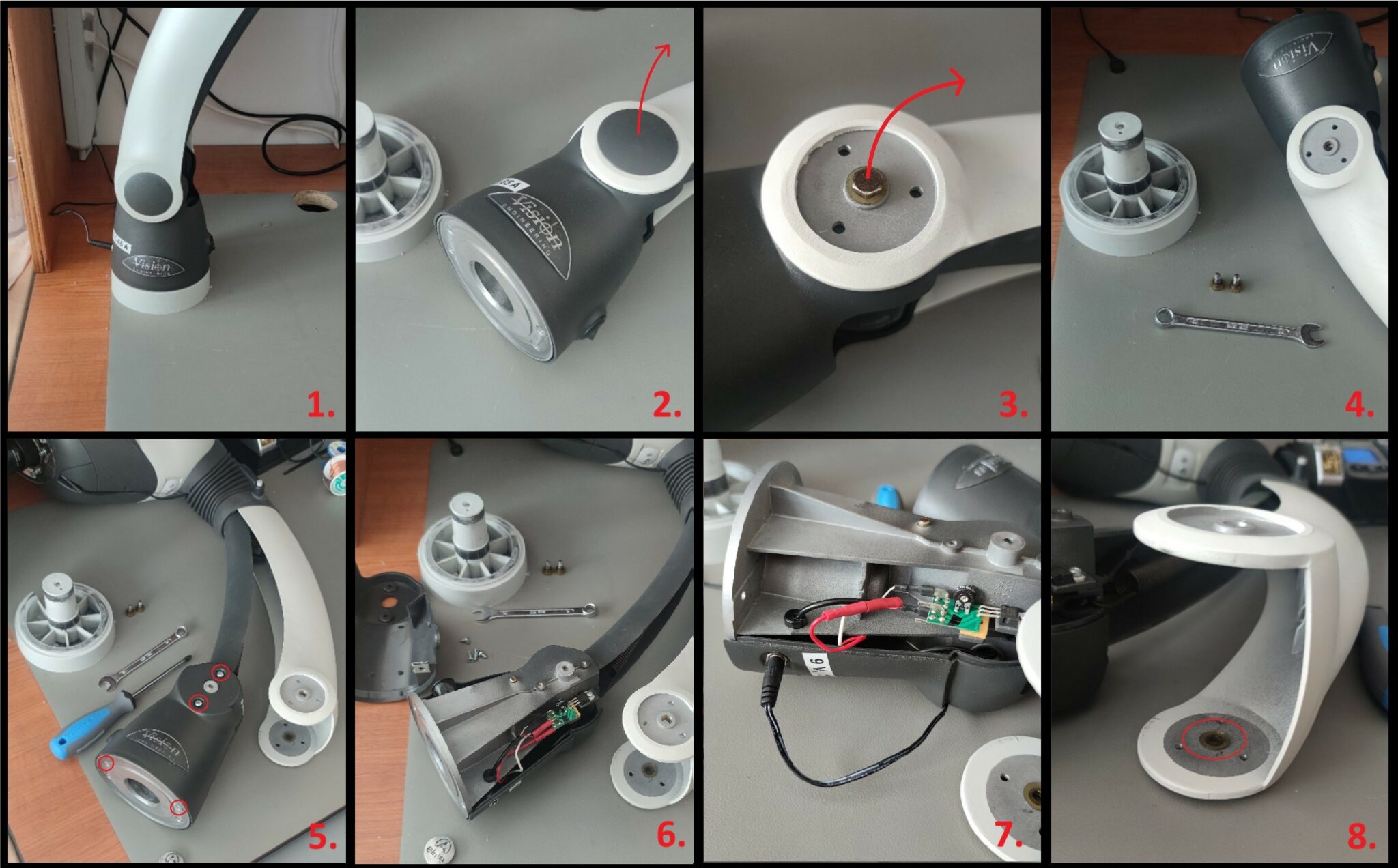 Microscope LED light - Mantis Compact microscope - PoBlog™